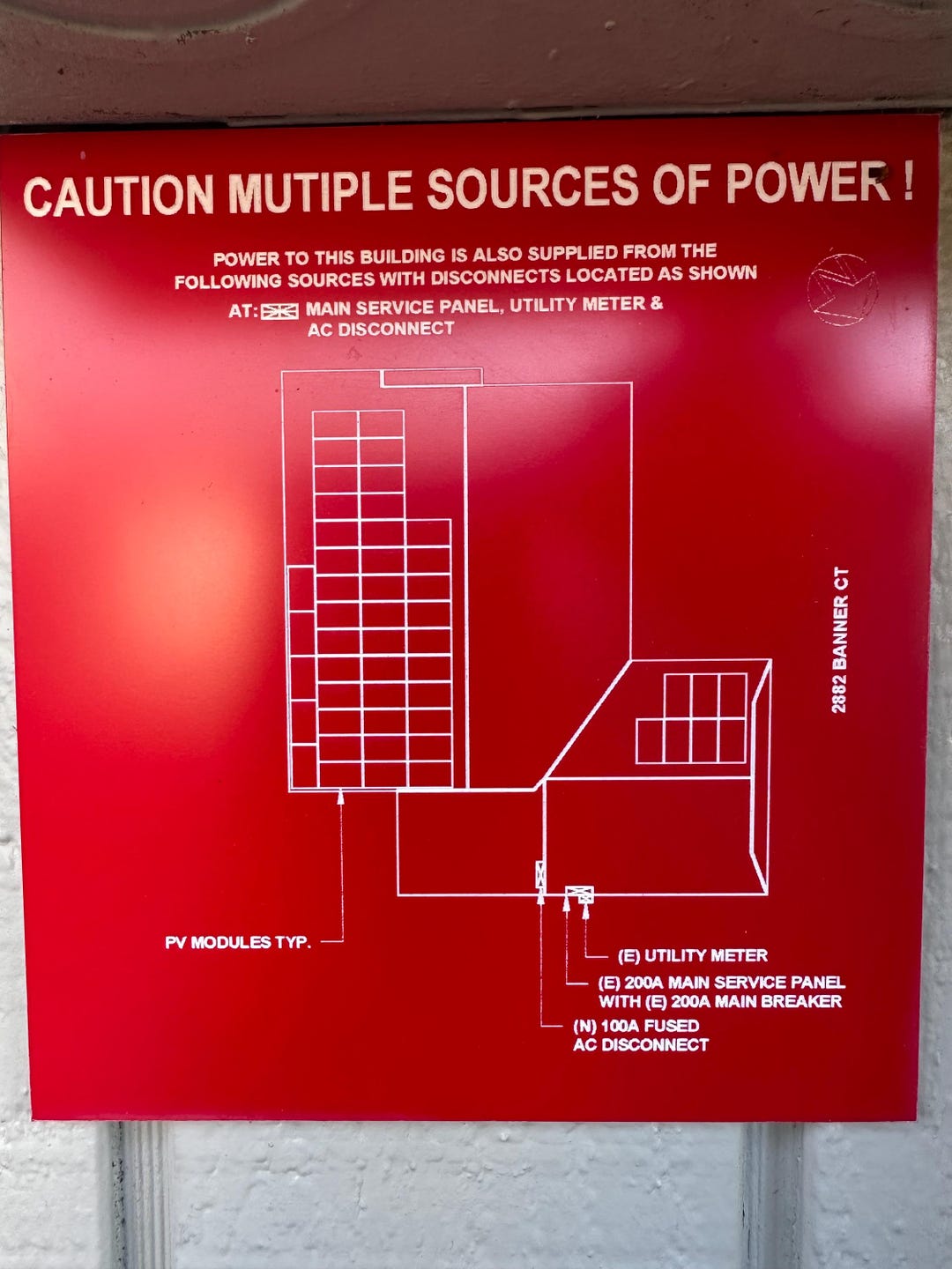 Solar PV Site Map Placard 5" X 5" - Etsy
