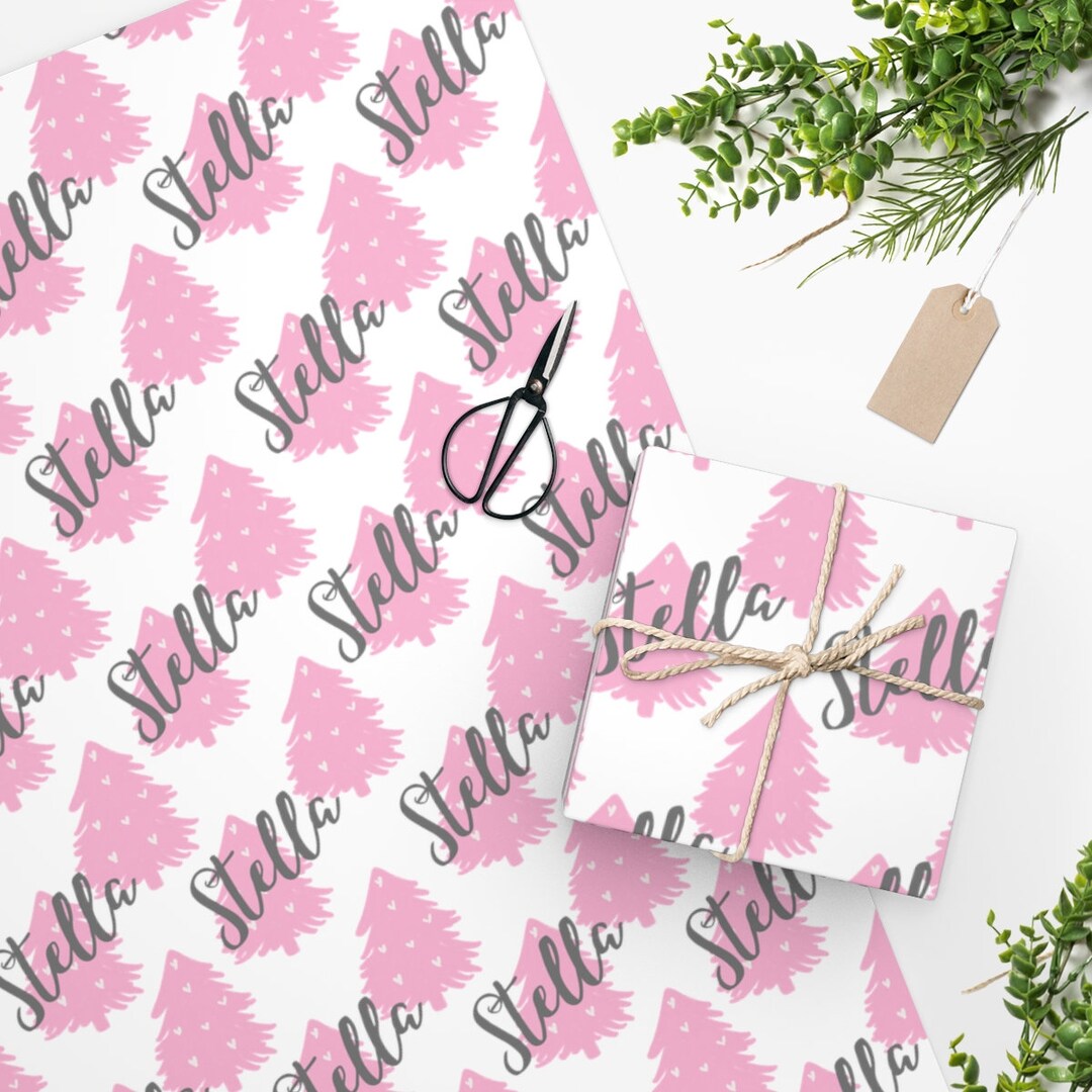 Custom Wrapping Paper Personalized Wrapping Paper Christmas Wrapping ...
