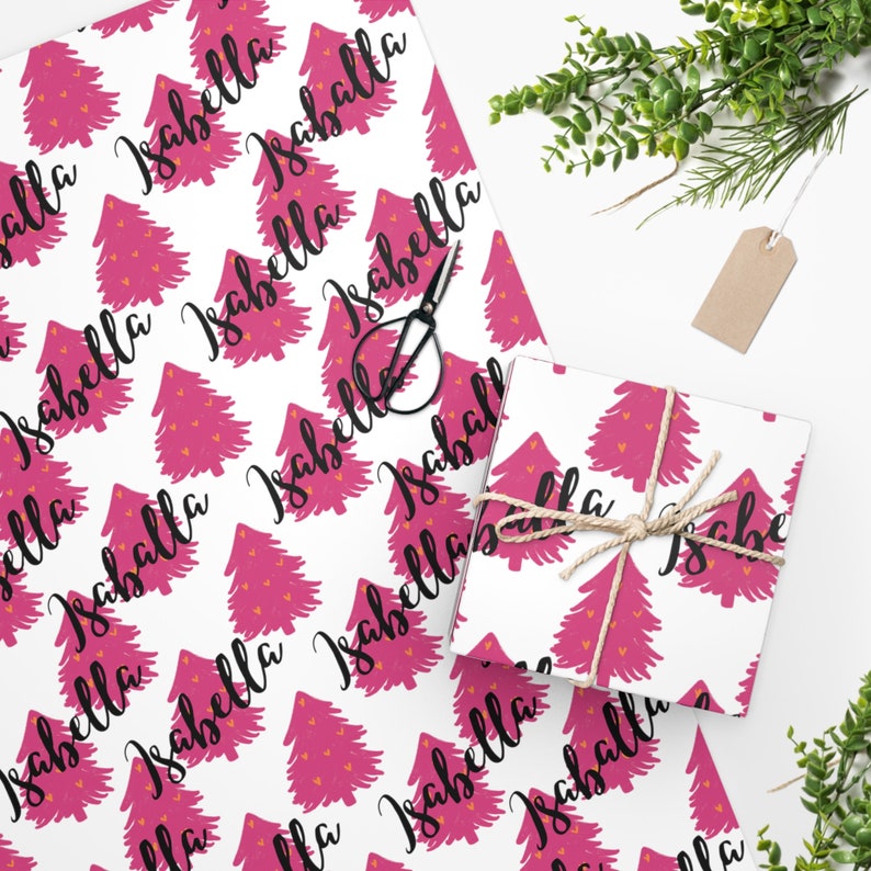 Custom Wrapping Paper Personalized Wrapping Paper Christmas Wrapping ...