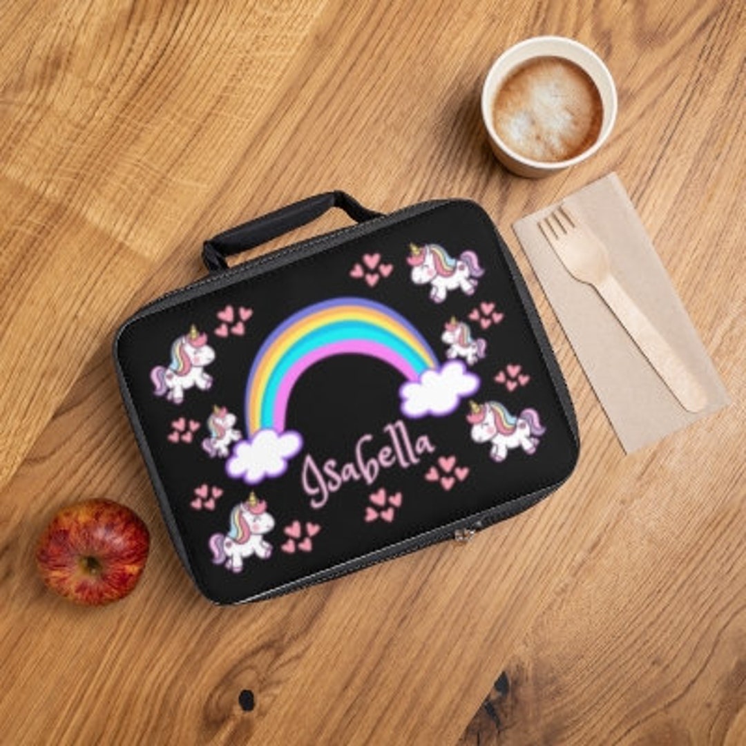 Custom Lunch Box for School Lunch Box Personalized Lunch Box Unicorn ...