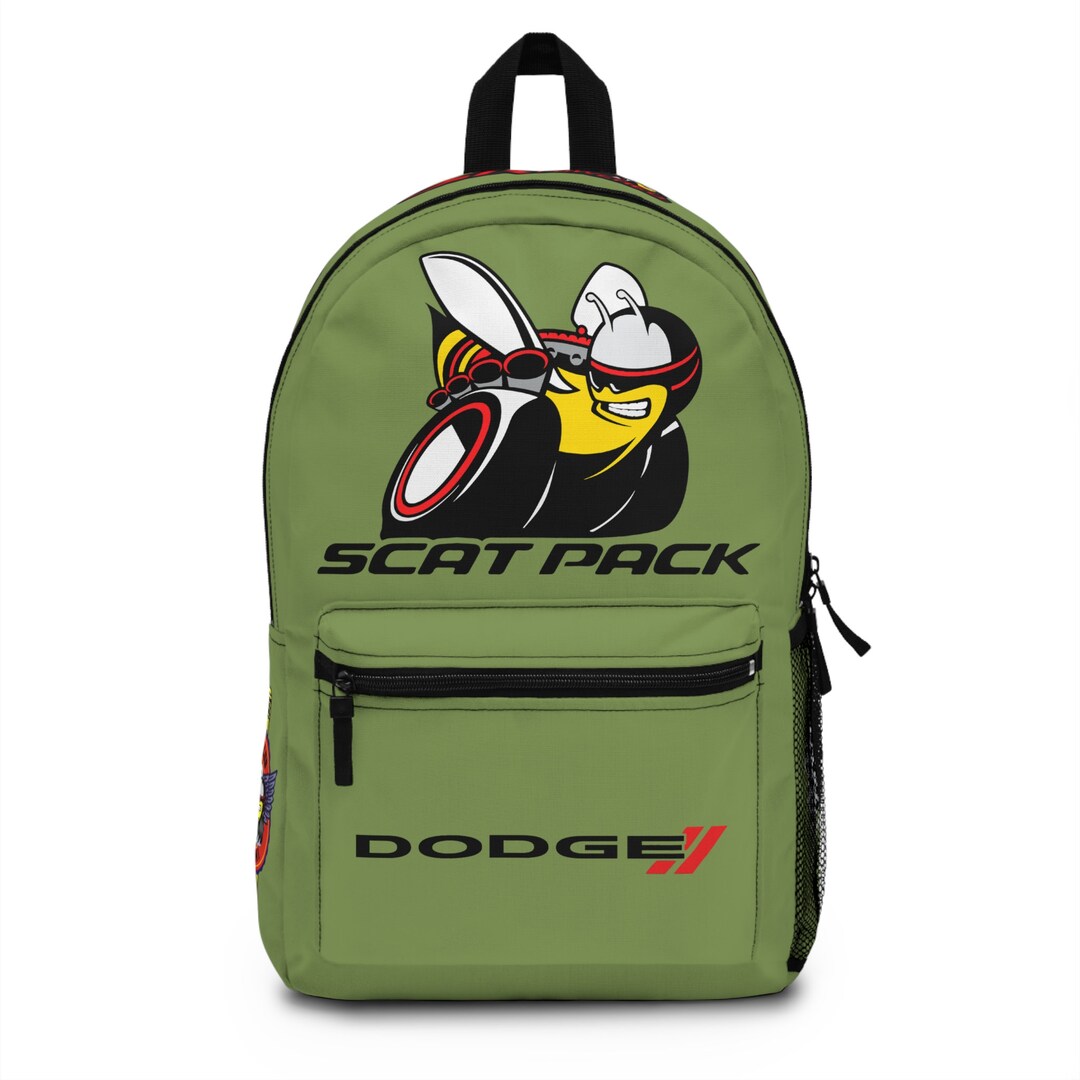 F8 Green Dodge SRT Scat Pack Backpack, Scat Pack Backpack, Scat Pack ...