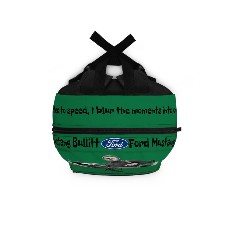 Steve Mcqueen Bullitt Mustang Backpack, Mustang Backpack, Mustang Book ...