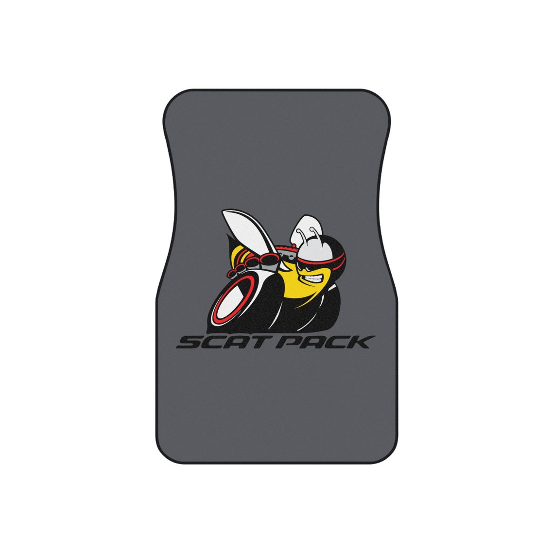 Dark Grey Scat Pack Car Mats 2x Front, Dodge Scat Pack Floor Mats ...