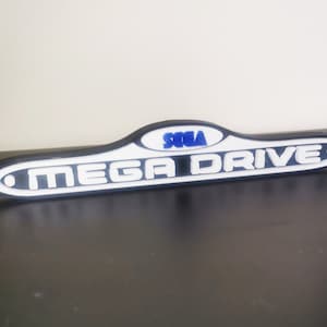 Sega Mega Drive Logo 3D Printed - Etsy