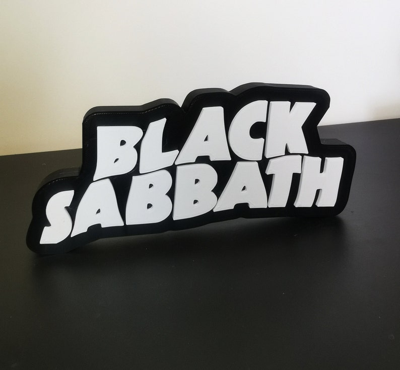 Black Sabbath 3D Printed Logo - Etsy
