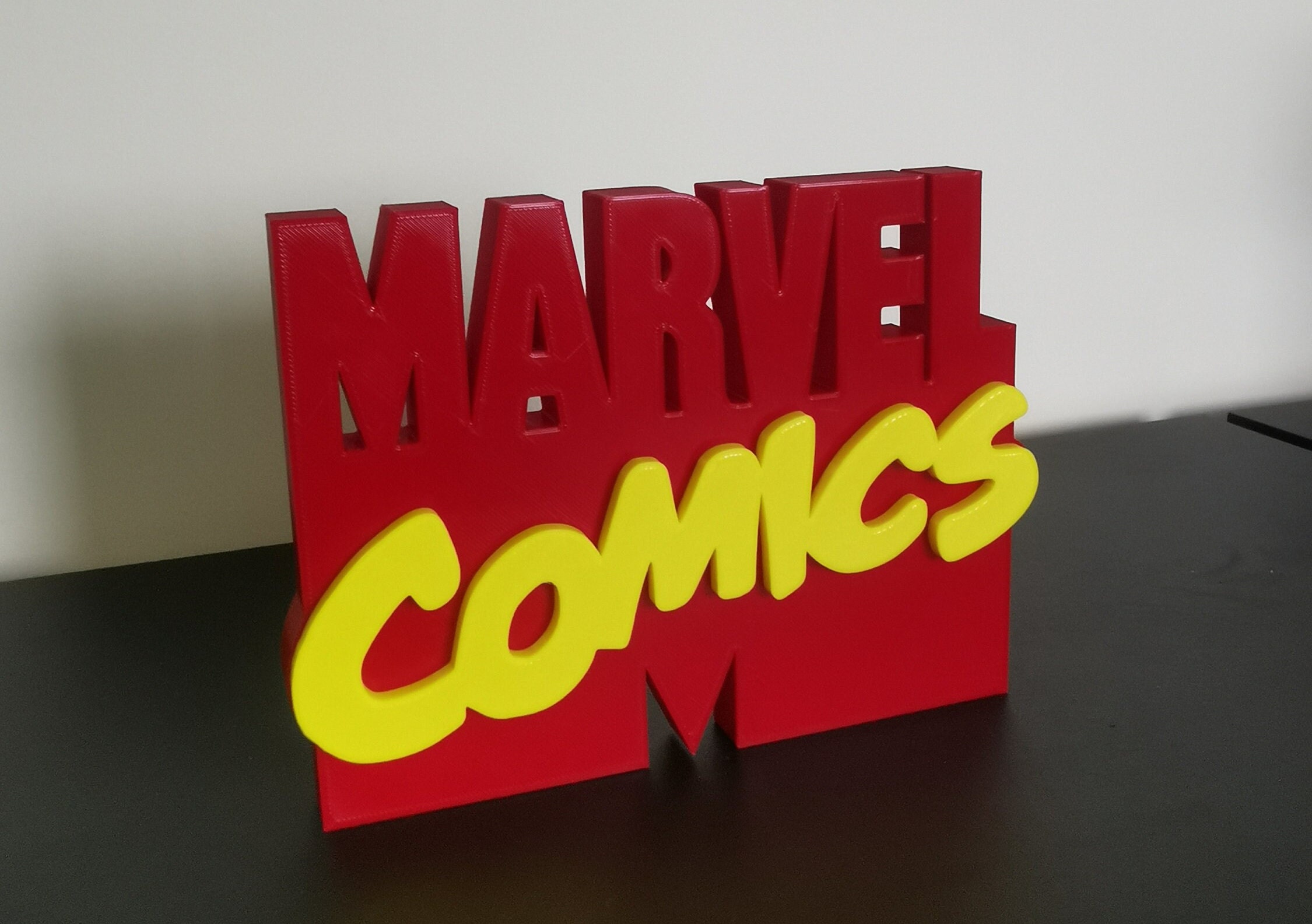 Marvel Comics 3D Printed Logo - Etsy