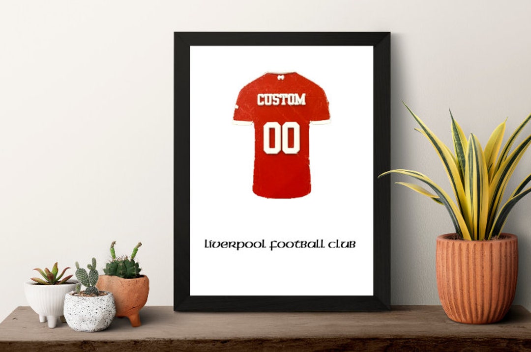 3d Printed Liverpool Football Club Jersey Customisable - Etsy