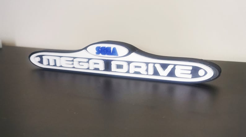 Sega Mega Drive Logo 3D Printed - Etsy