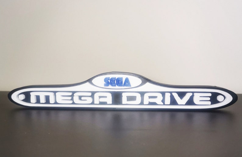 Sega Mega Drive Logo 3D Printed - Etsy
