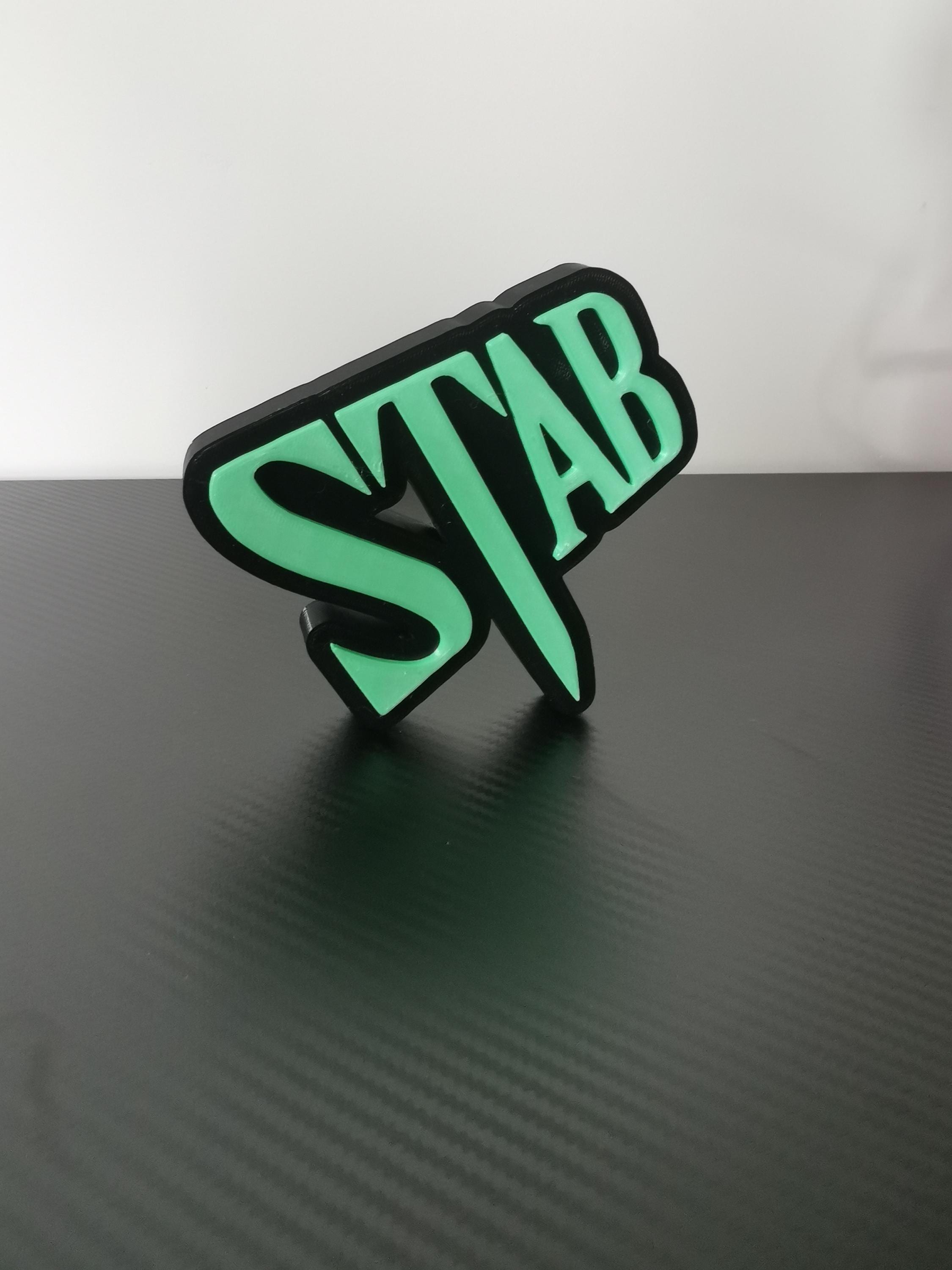 Stab Movie (scream) 3d Printed Logo - Etsy