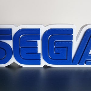 SEGA 3D Printed Logo - Etsy