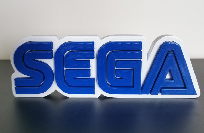 SEGA 3D Printed Logo - Etsy