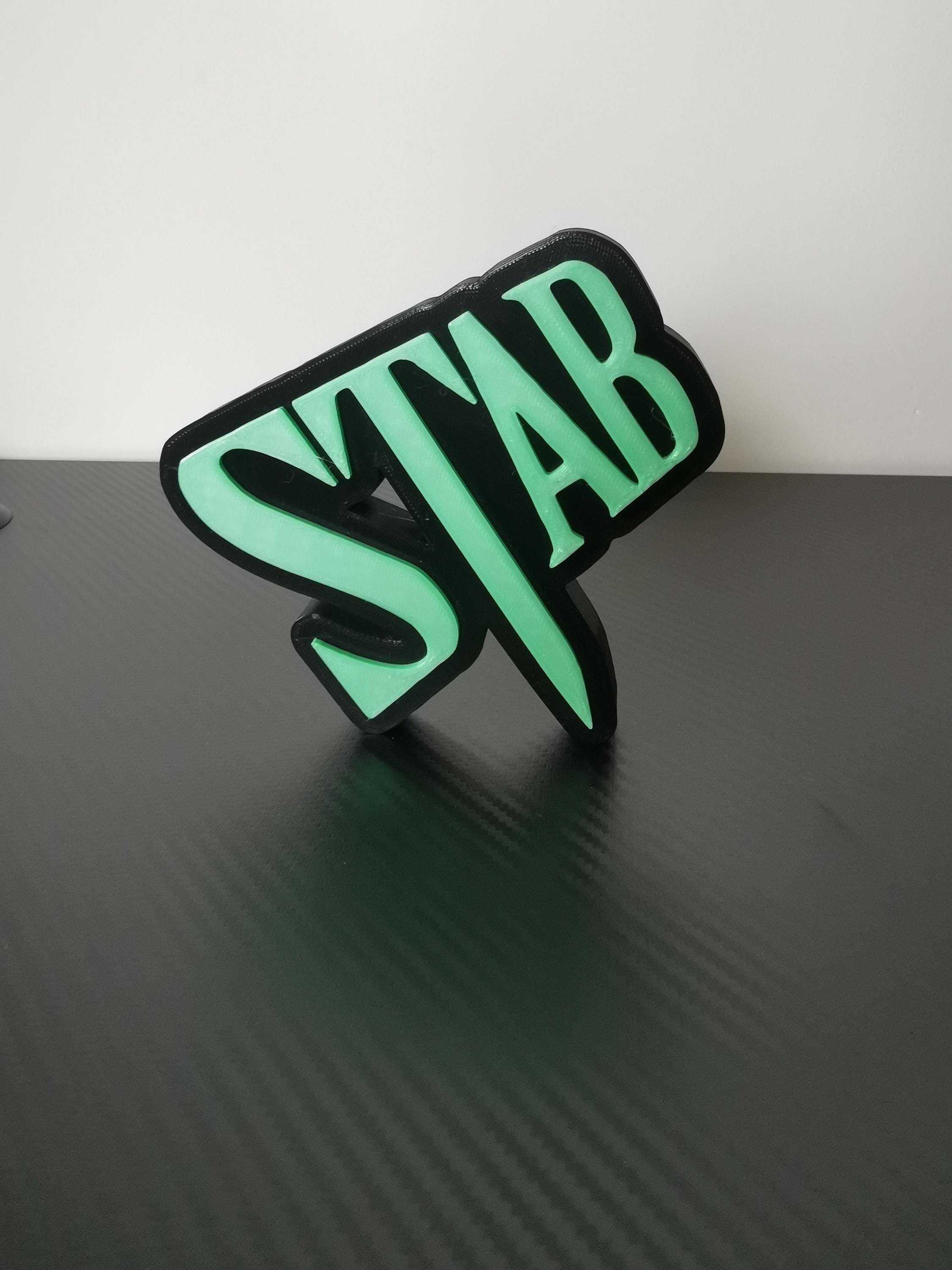 Stab Movie scream 3d Printed Logo - Etsy