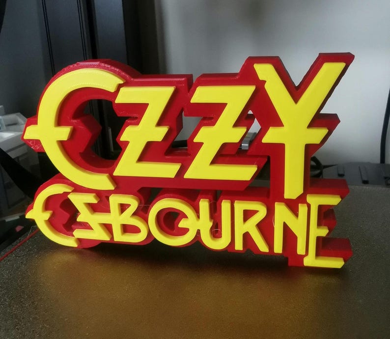 Ozzy Osbourne 3d Printed Logo - Etsy