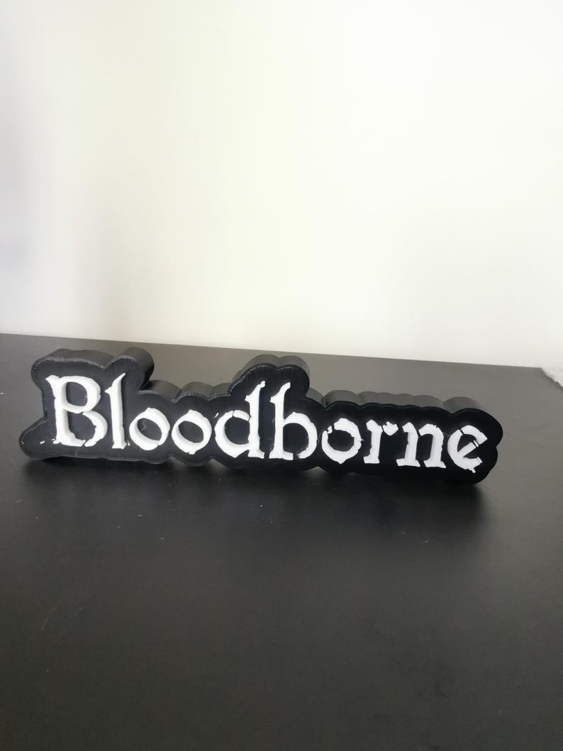 Bloodborne 3d Printed Logo - Etsy