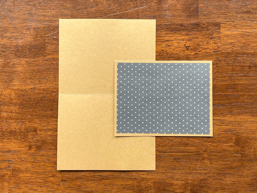 Black and White Polka Dot Notecards, Set of 8 Cards and Envelopes ...