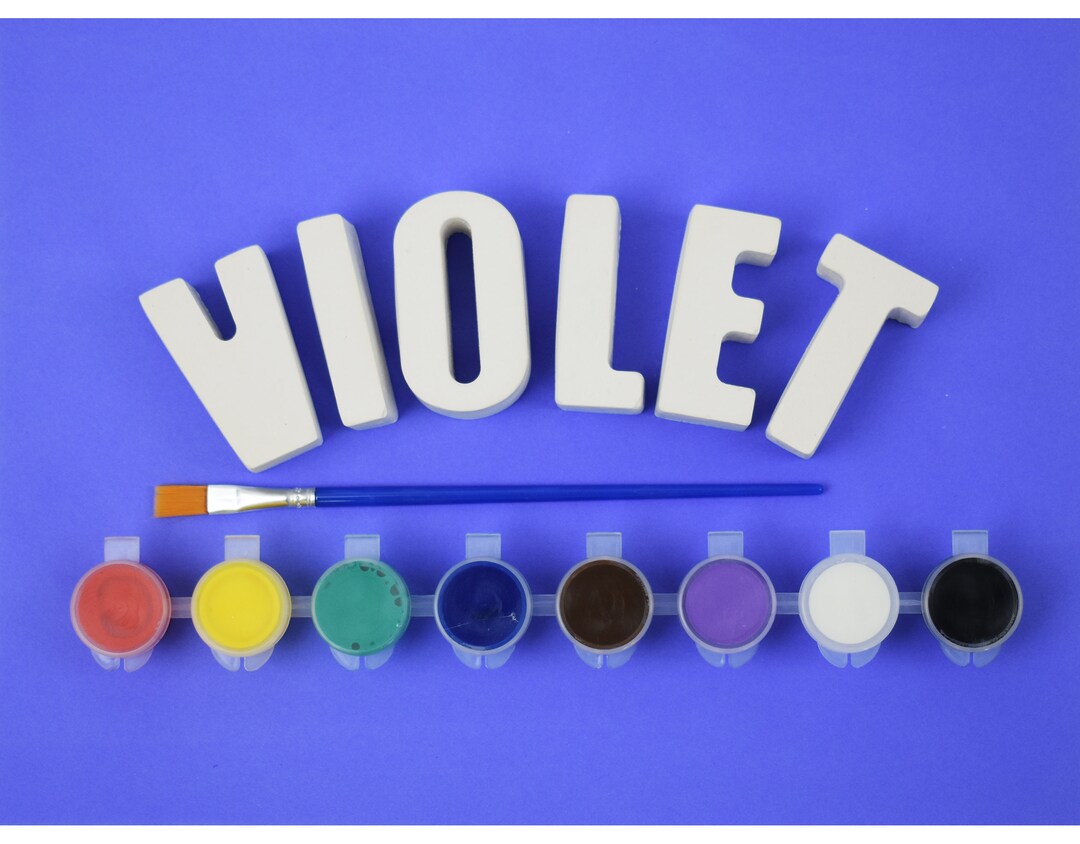 Kids Name Painting Kit - Etsy