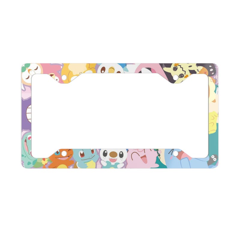 Anime License Plate Frame - Etsy