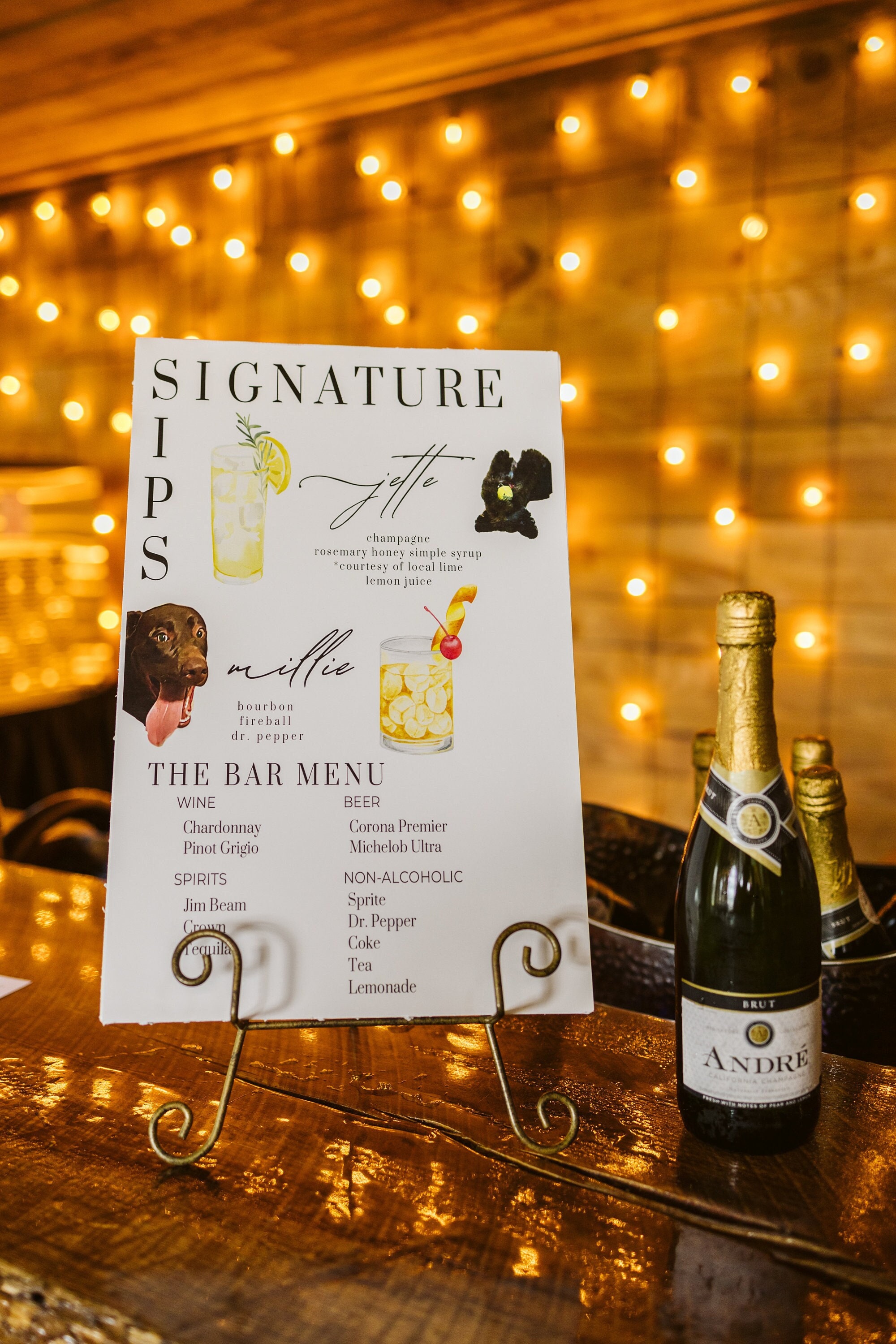 Drink Menu TEMPLATE *digital Download* - Etsy