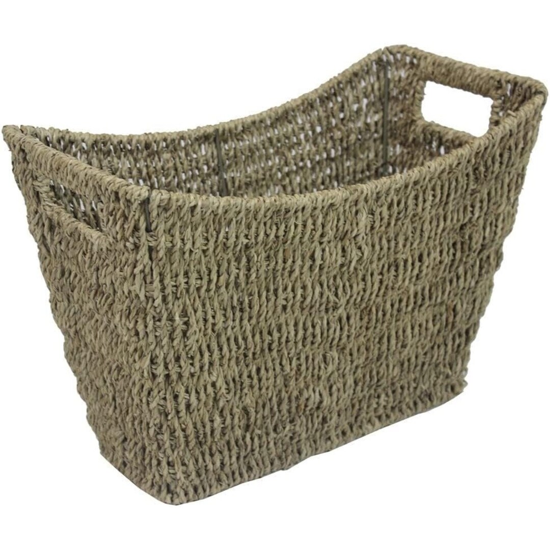 Mantraraj Seagrass Magazine Rack Storage Rack Wicker Ideal Storage for ...