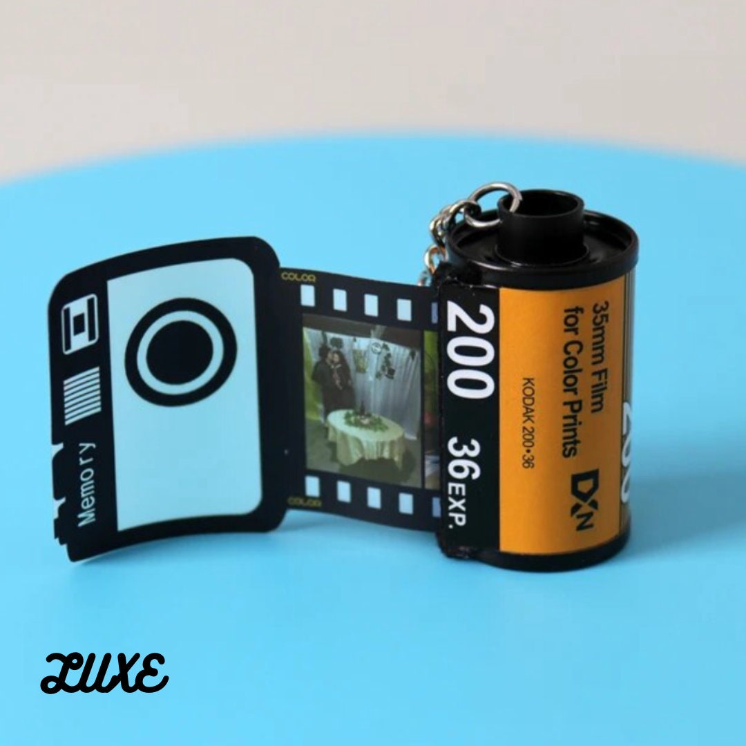 Custom Film Roll Keychain, Personalized Photo Film Roll, Photos ...