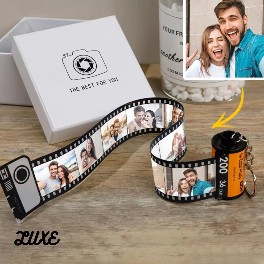 Custom Photo Film Roll Keychain, Personalized Camera Keychain - Etsy