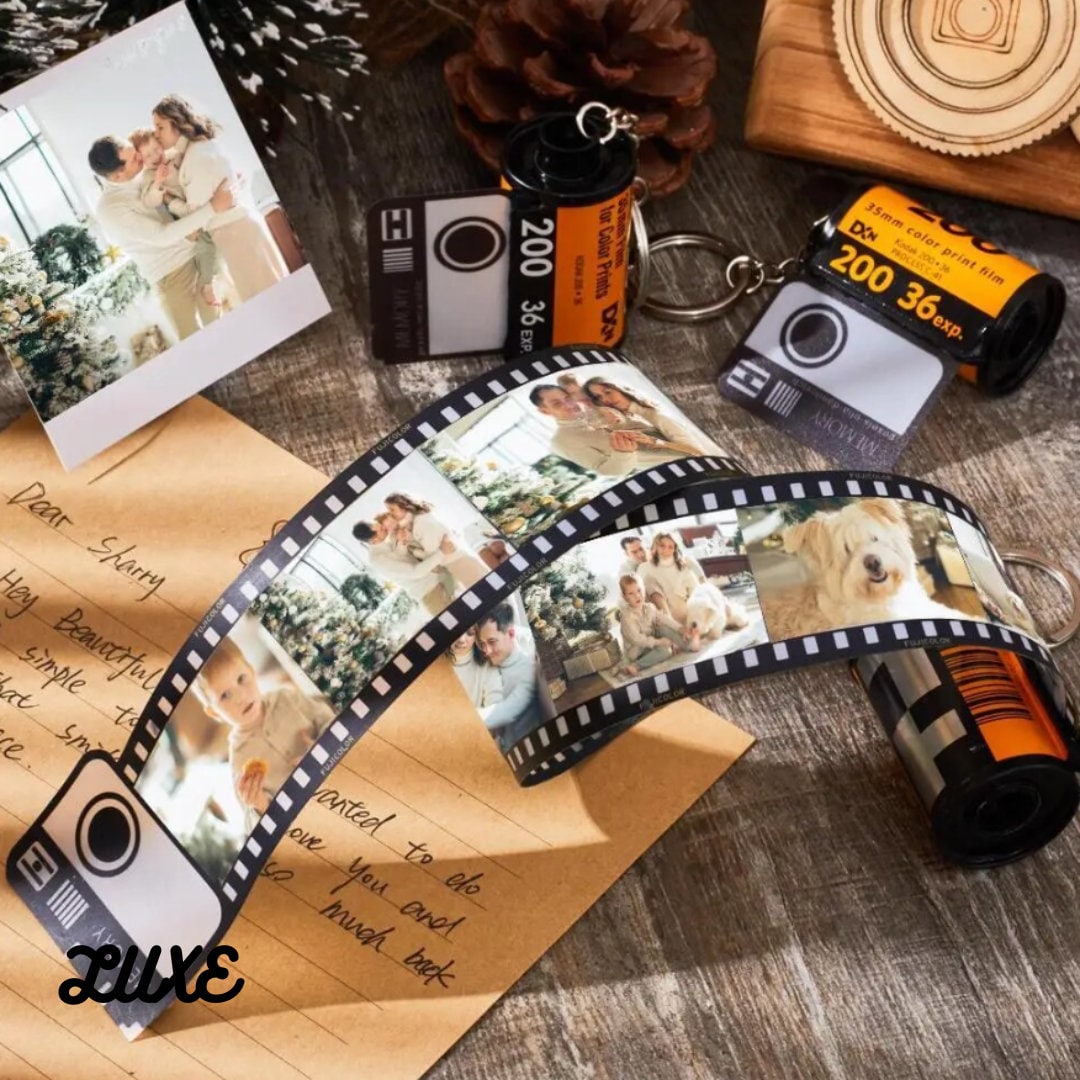 Custom Film Roll Keychain, Personalized Photo Film Roll, Photos ...