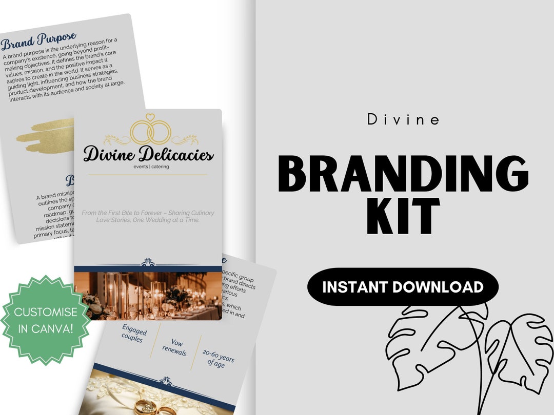Divine Branding Kit All-inclusive Canva Template for Small Businesses ...