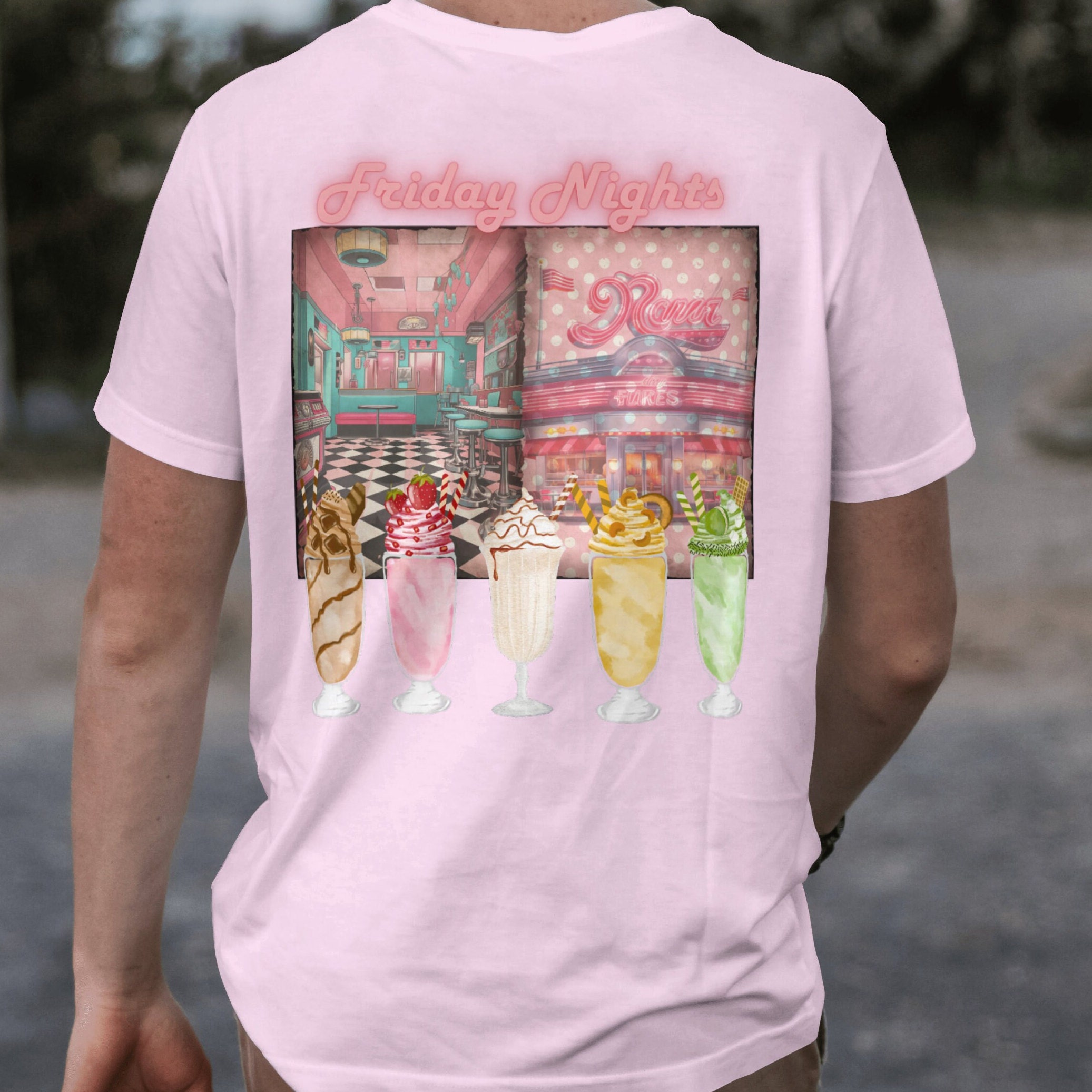 Retro 1950's Diner Tshirt, Milkshake Shirt, Mid Century Modern Shirt ...