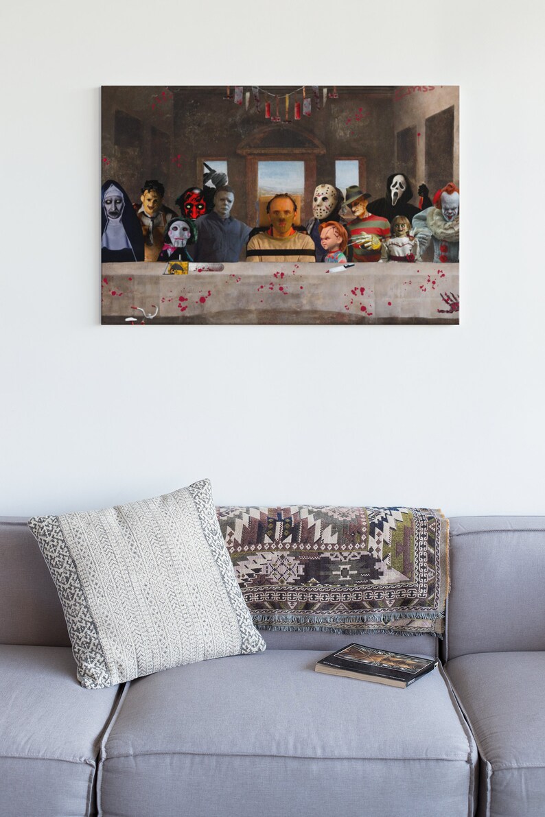 Horror Movie Icons Last Supper - Etsy