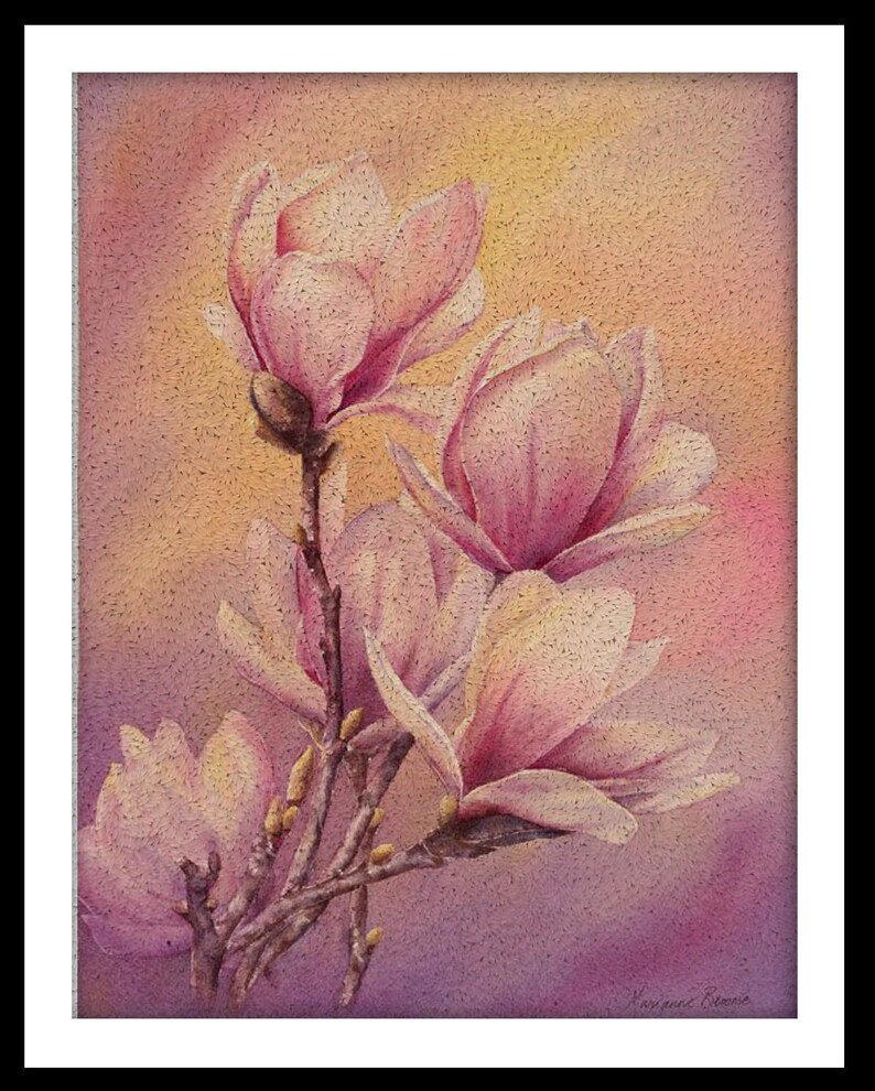 Painting Made From Rice Grains/handmade Roasted Rice Grains/painting ...