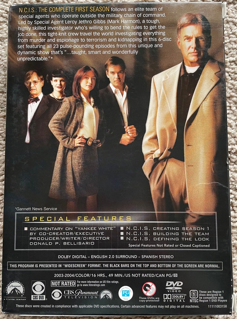 2004 NCIS Complete Season 1 DVD Set - Etsy