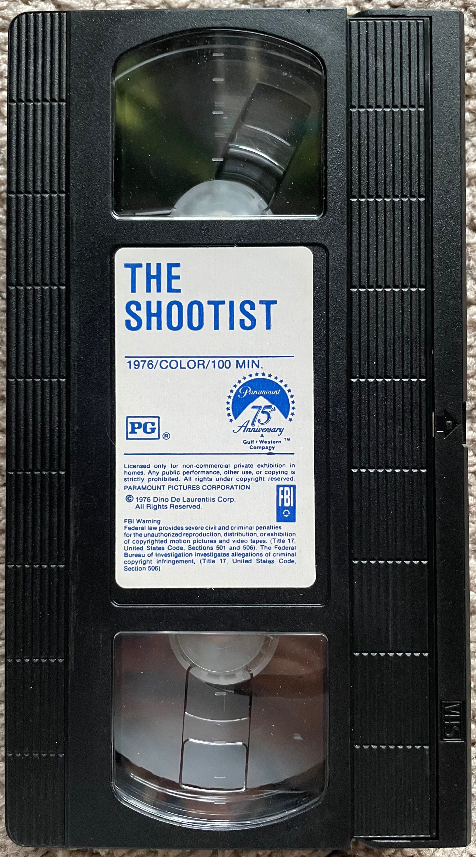 1976 the Shootist VHS John Wayne - Etsy