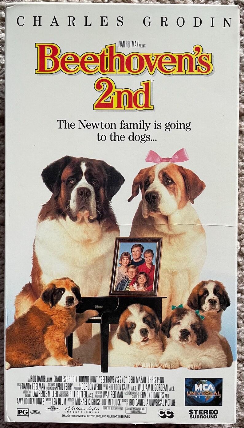 1993 Beethovens 2nd VHS Charles Grodin - Etsy