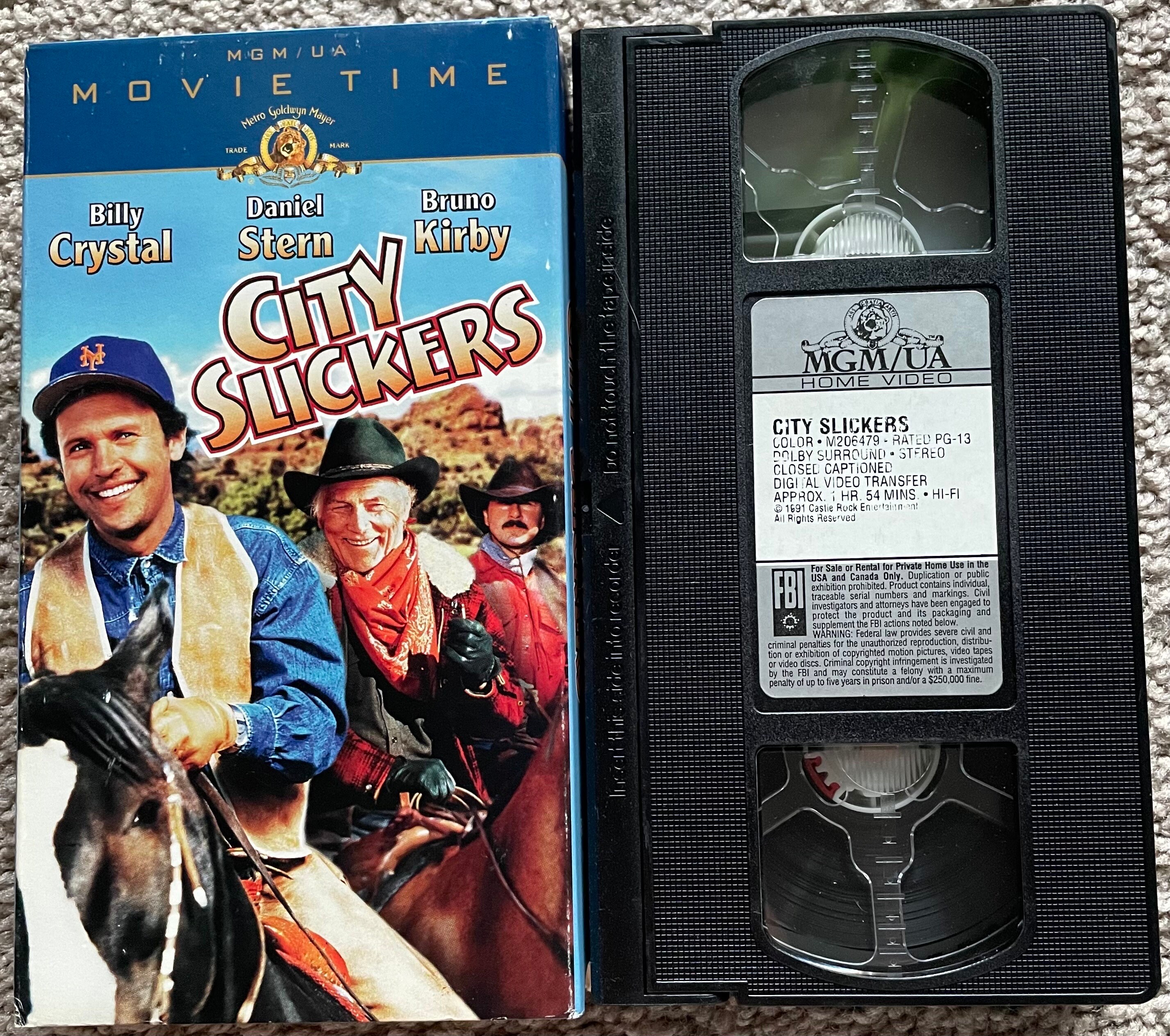 1991 City Slickers VHS Billy Crystal - Etsy