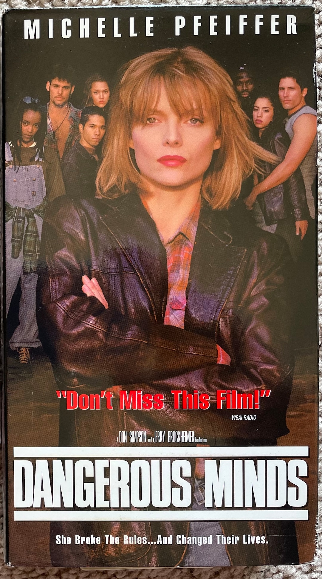1995 dangerous Minds VHS With Michelle Pfeiffer - Etsy