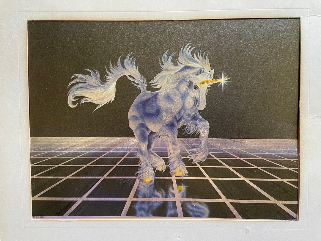 8x6 Sue Dawe Framed Unicorn Art - Etsy