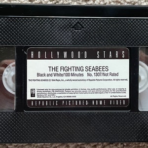 1944 the Fighting Seabees VHS John Wayne - Etsy