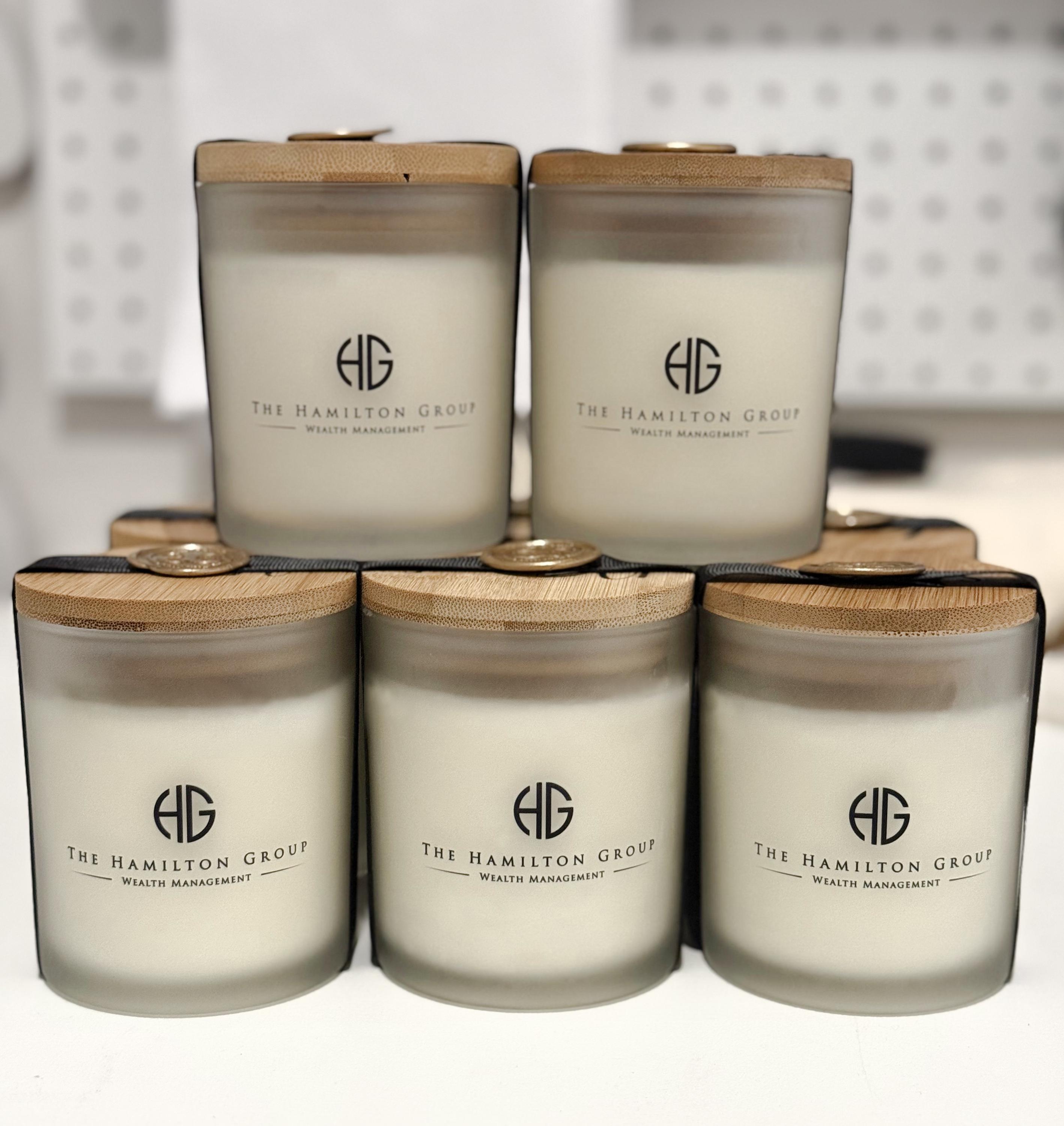 Custom Logo Gifts Candle With Engraved Lid, Corporate Luxury Gifts ...