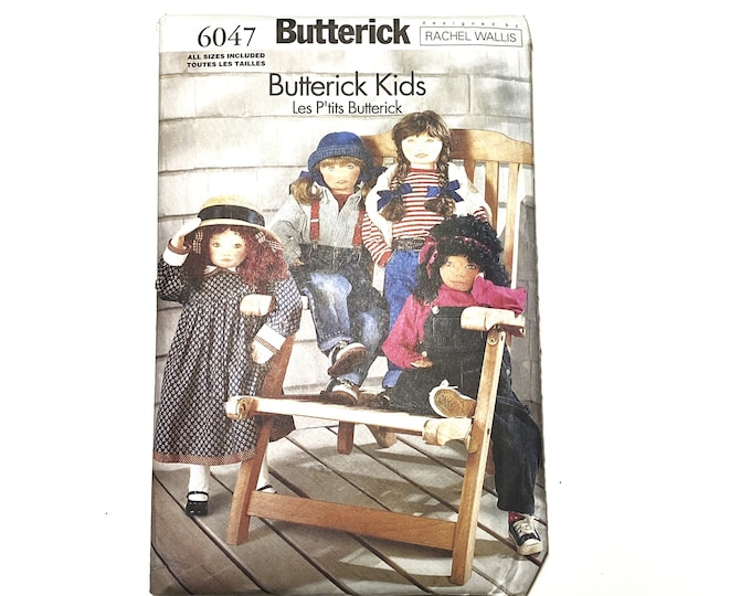 Butterick 6047 Dolls Sewing Pattern - Butterick Kids -designed by ...