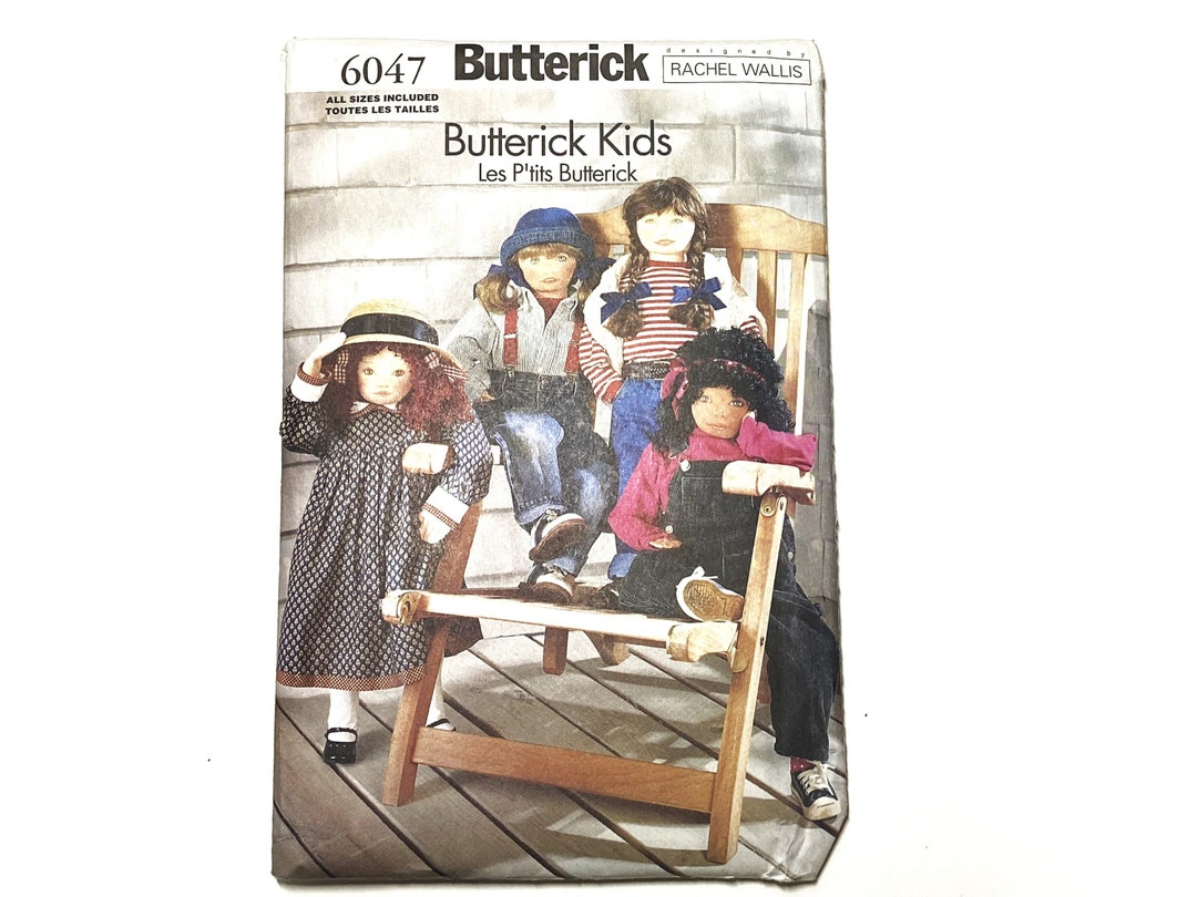 Butterick 6047 Dolls Sewing Pattern Butterick Kids designed by Rachel ...