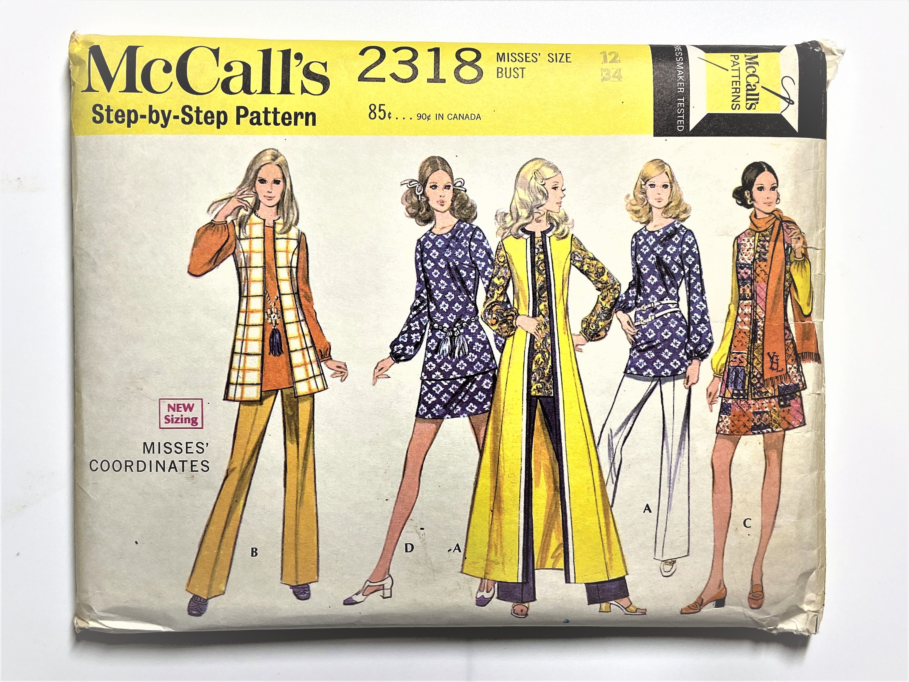 Vintage Mccall's 2318 Sewing Pattern Misses' - Etsy