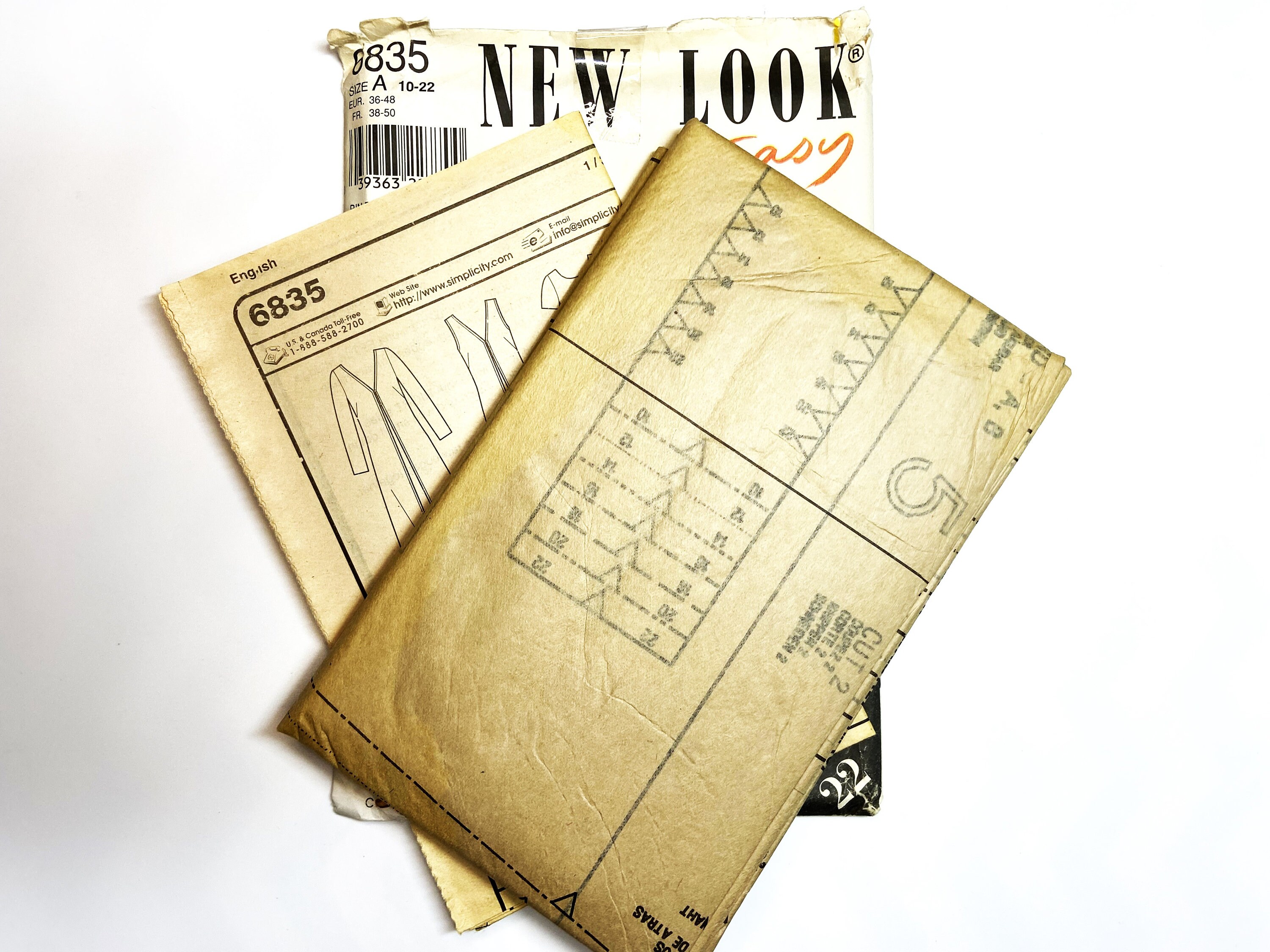 New Look 6835 Sewing Pattern Womens' Dress & Coat Size 10-22 Uncut - Etsy