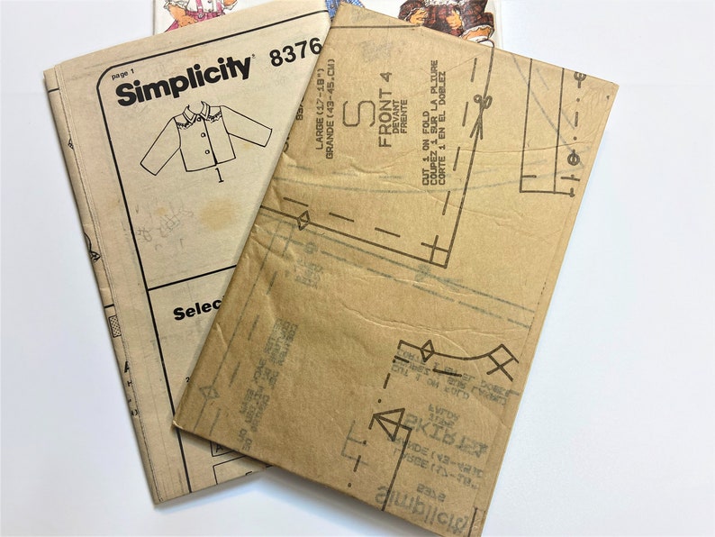 Simplicity 8376 Vintage Sewing Pattern for Doll Clothes Wardrobe for ...