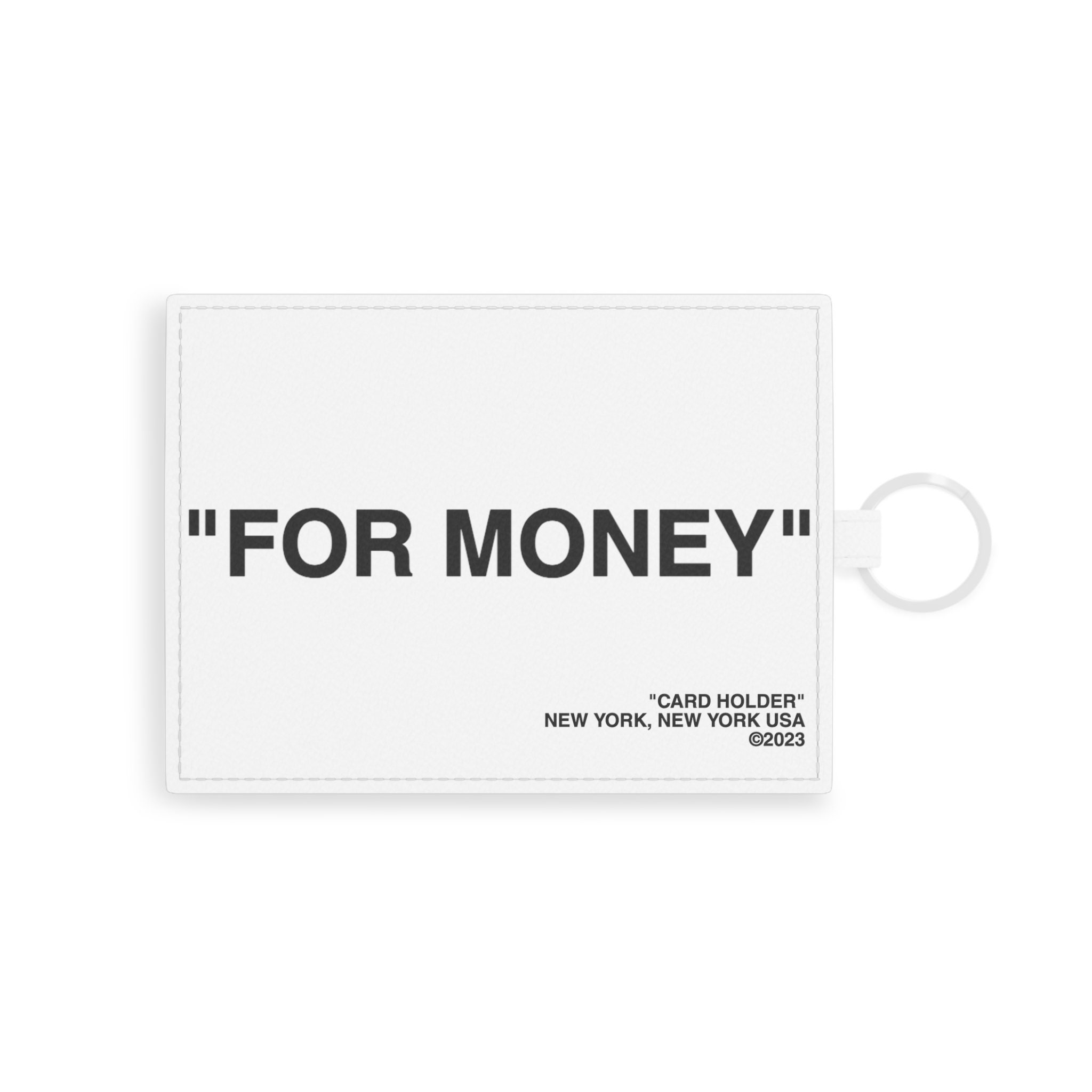Hypebeast "for Money" Leather Card Holder, Hypebeast Decor, Gift for ...