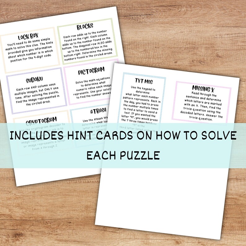 Easter Escape Room for Kids - Printable Crack the Code Puzzle Activity ...