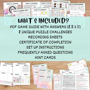 Candy Factory Chaos Escape Room for Kids - Printable Activity for ...