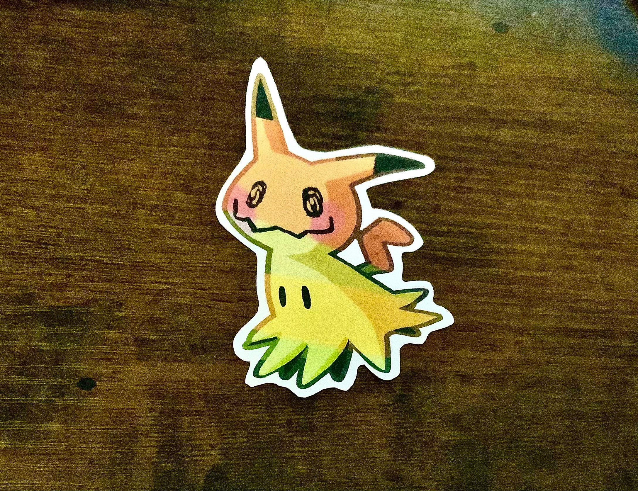 Holographic Mimikyu Sticker - Etsy