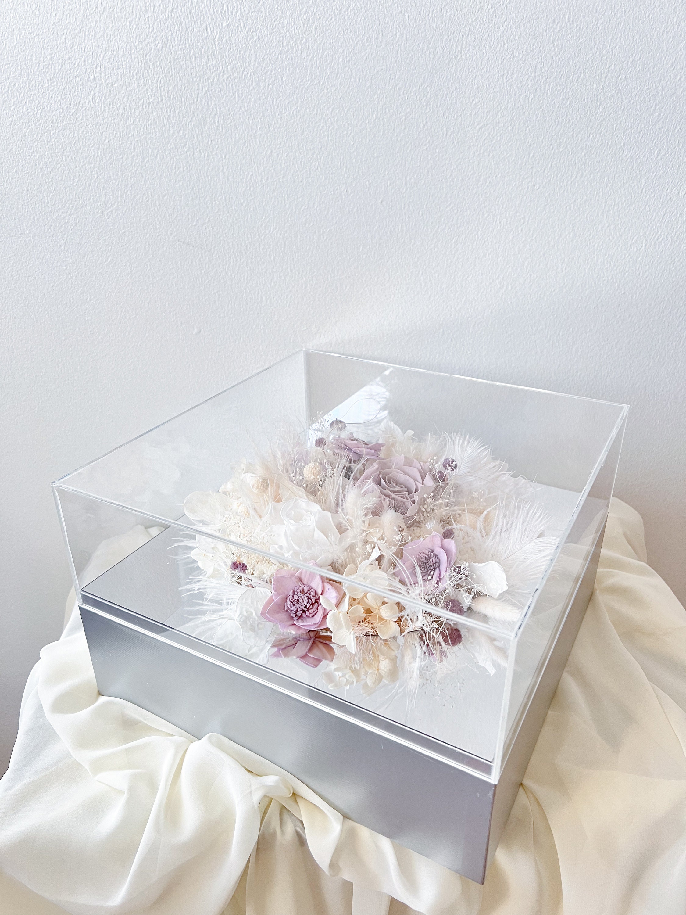 Elegant Mother's Day Flower Gift, Flower Box Gift for Mom, Flower Box ...