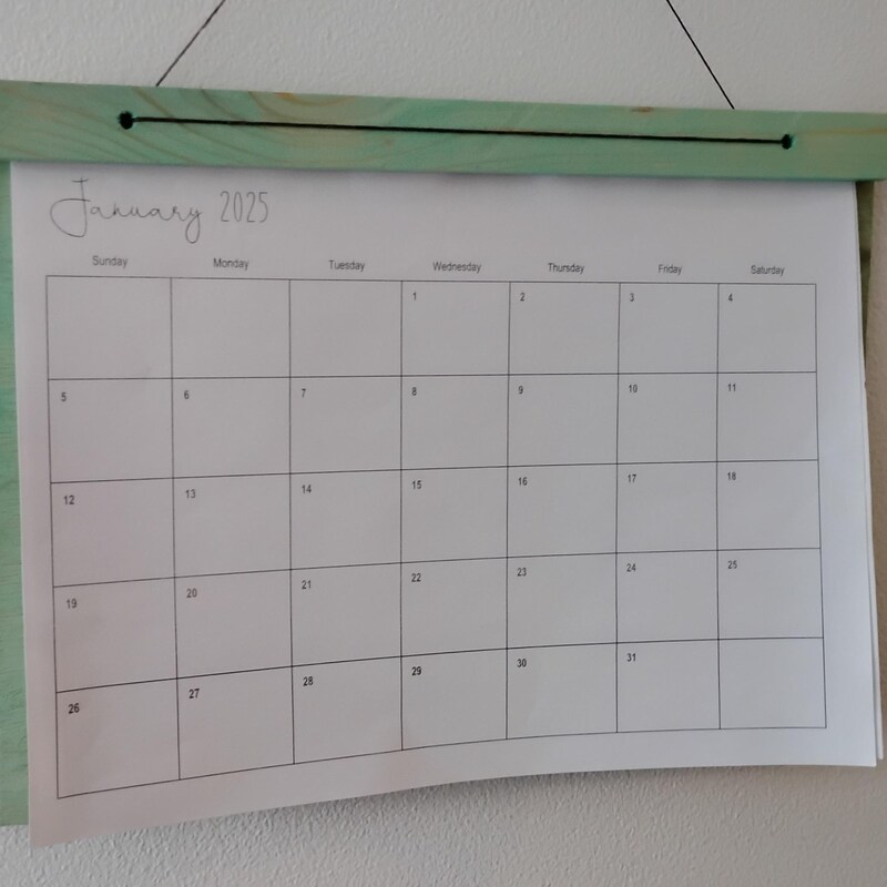 Wall Calendar Holder - Etsy